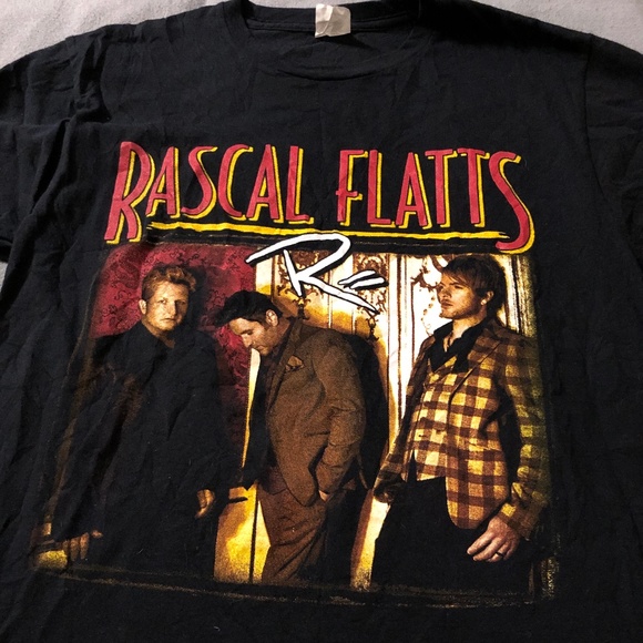 Vintage | Shirts | Vintage Rascal Flats Concert Shirt | Poshmark